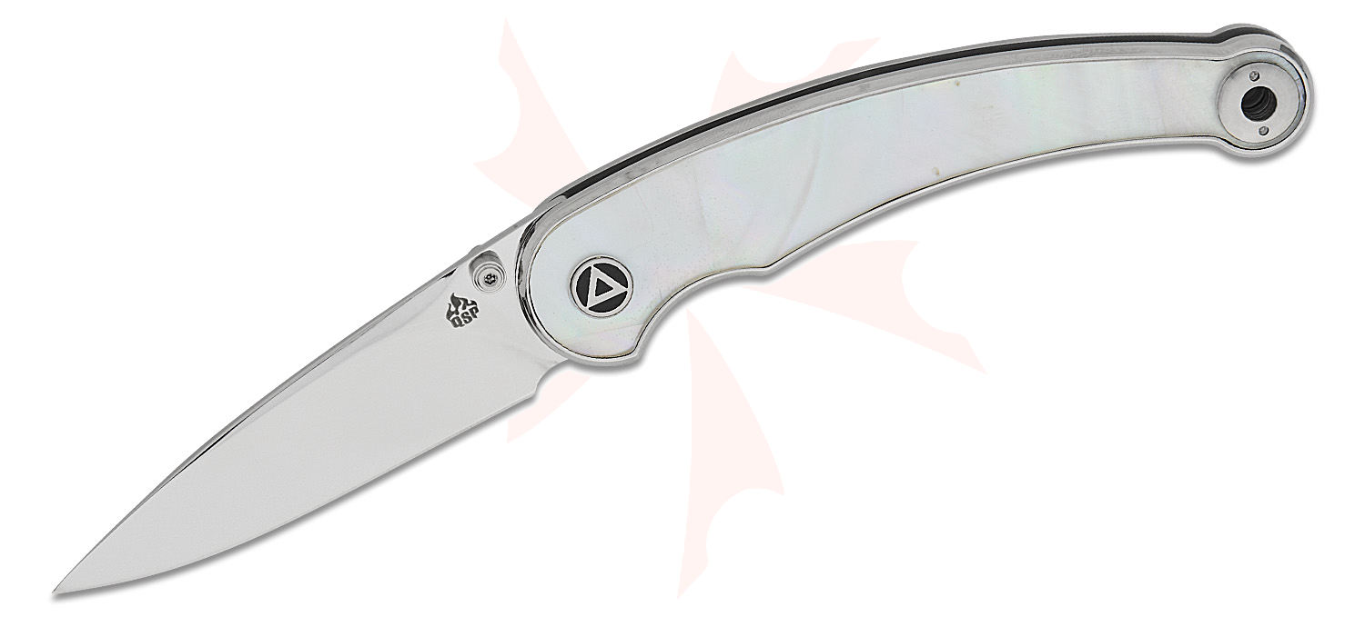QSP Knives Dolphin Liner Lock Folding Knife 3.15" 14C28N Mirror ...
