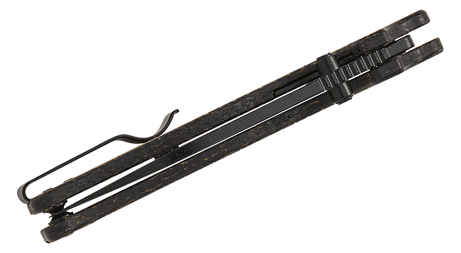 QSP Knives Chefmaster Liner Lock Flipper Knife 3.20" 14C28N Black ...