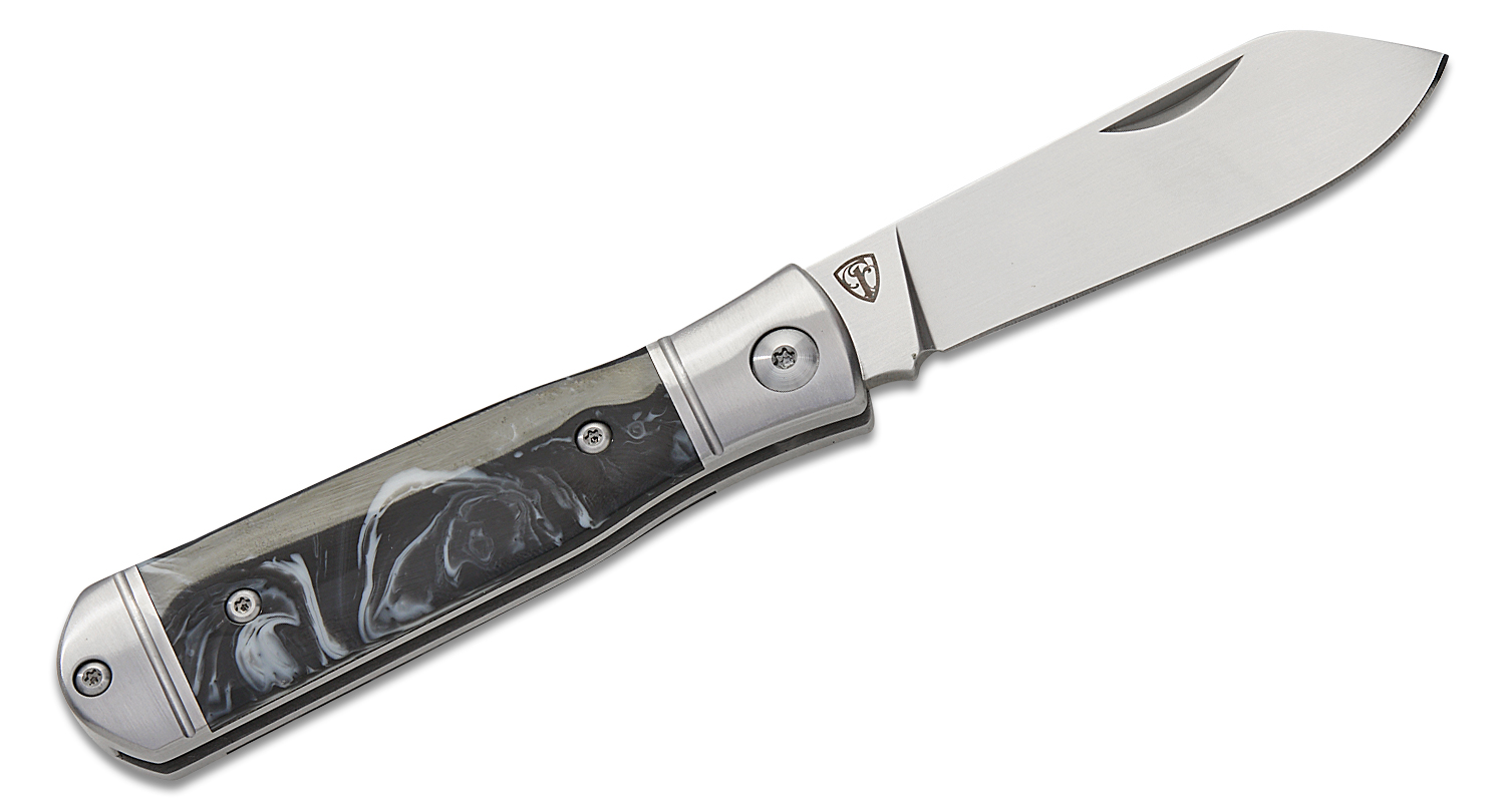 QSP Knives Jumping Jack Slipjoint Folding Knife 2.75" 14C28N Satin Clip ...