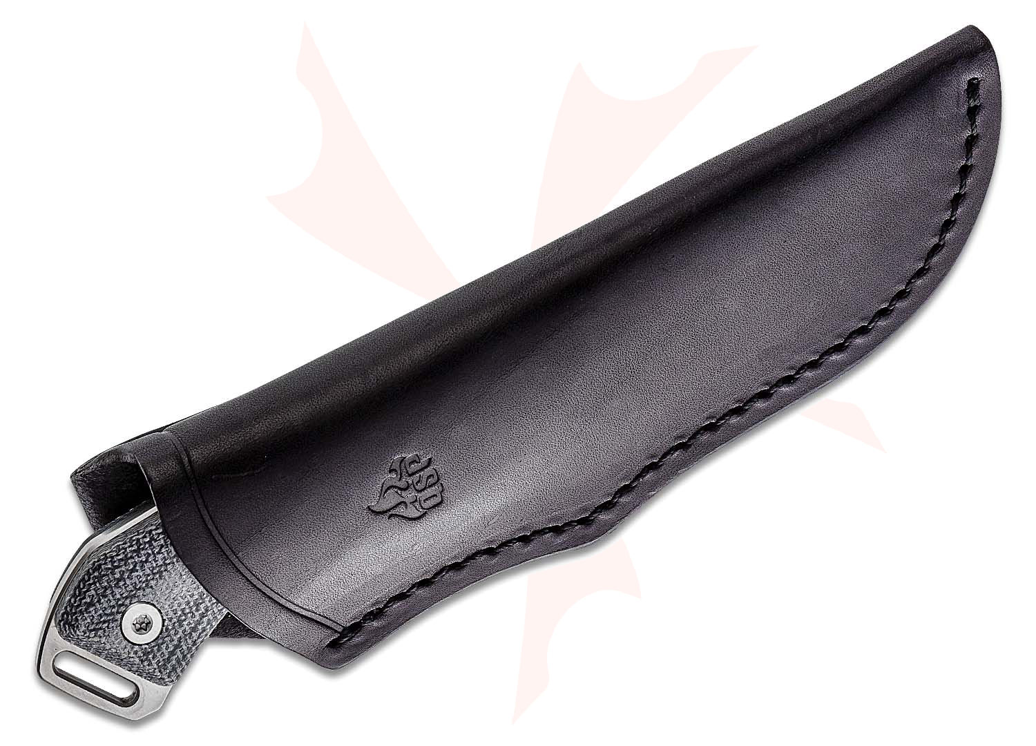 QSP Knives Workaholic Fixed Blade Knife 3.5" N690 Satin Drop Point ...