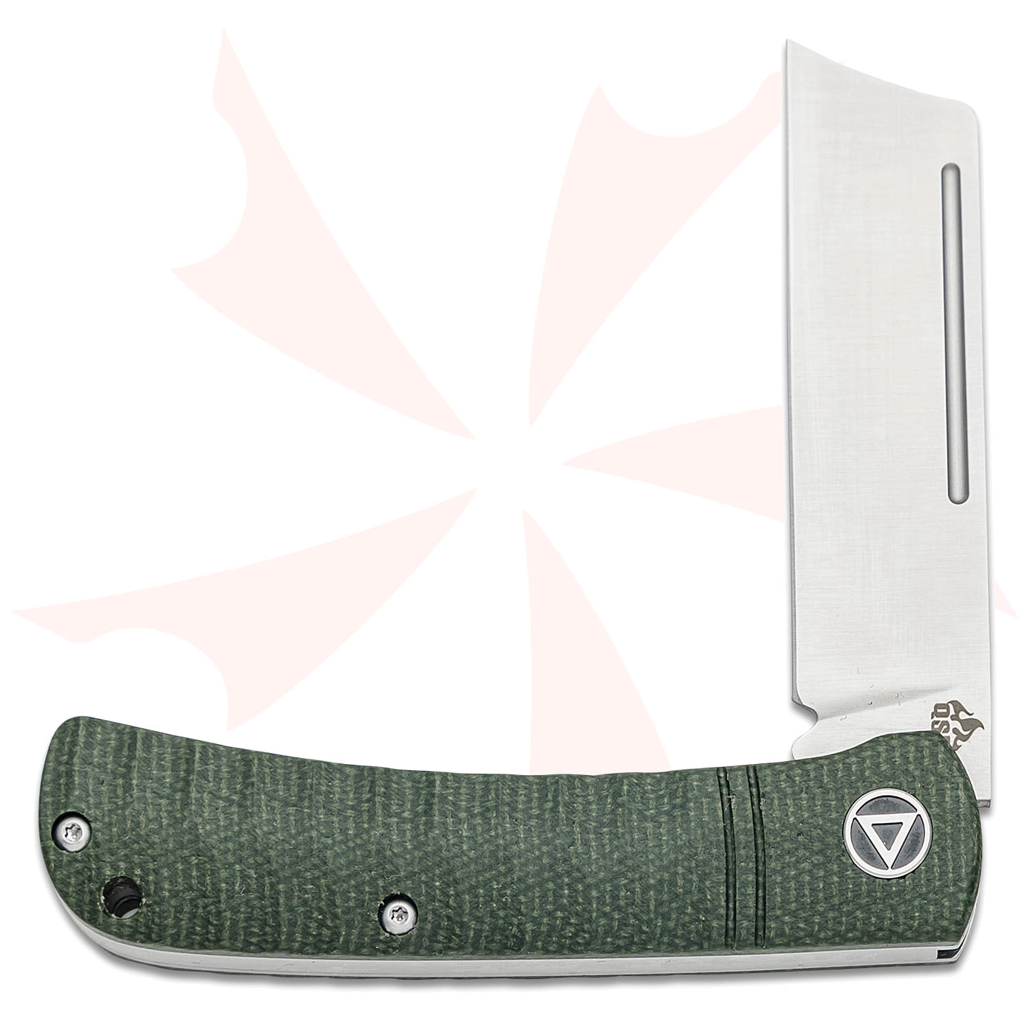 QSP Knives Hedgehog Slipjoint Knife 2.88" 14C28N Satin Cleaver Blade ...