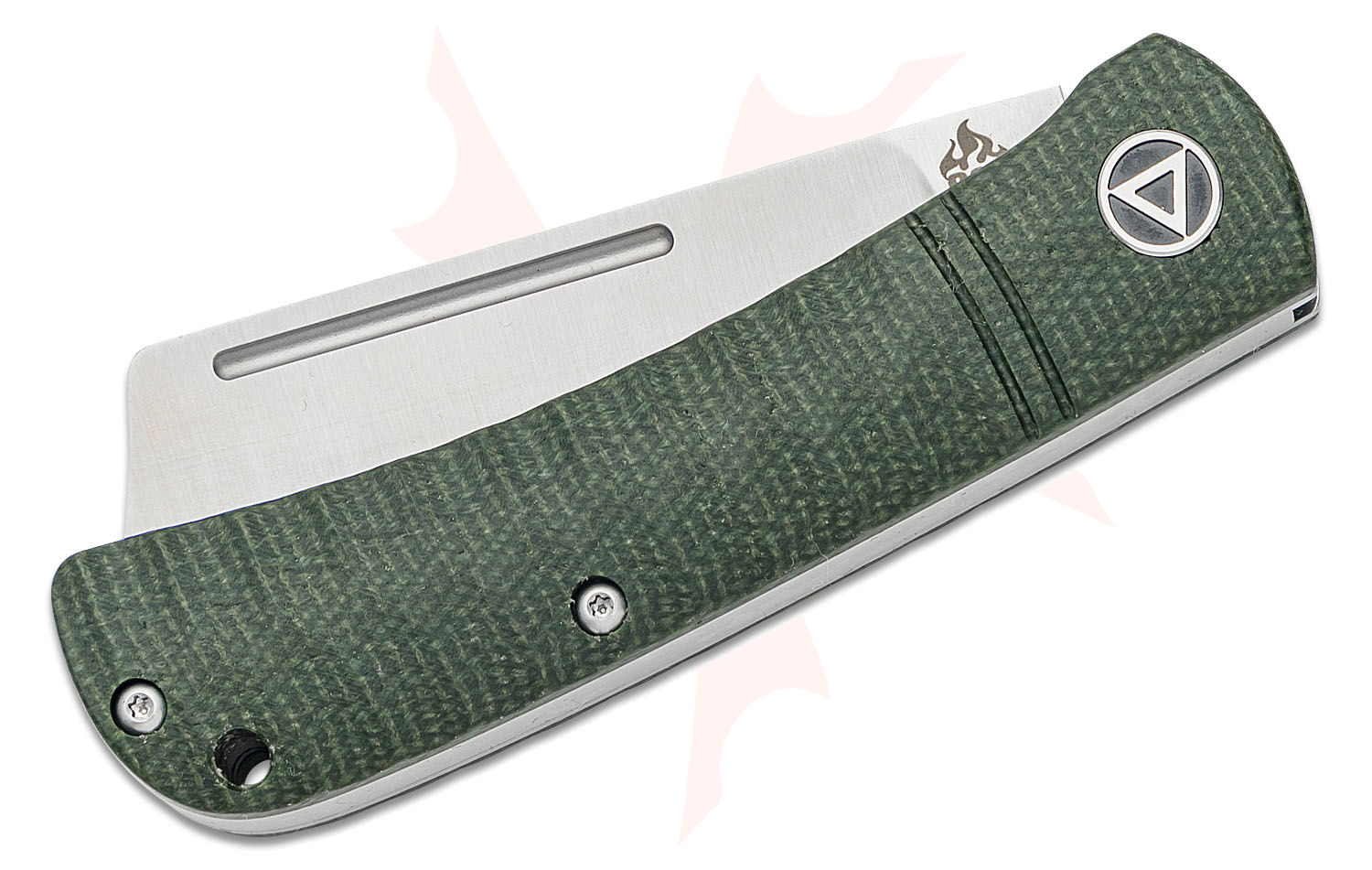 QSP Knives Hedgehog Slipjoint Knife 2.88" 14C28N Satin Cleaver Blade ...