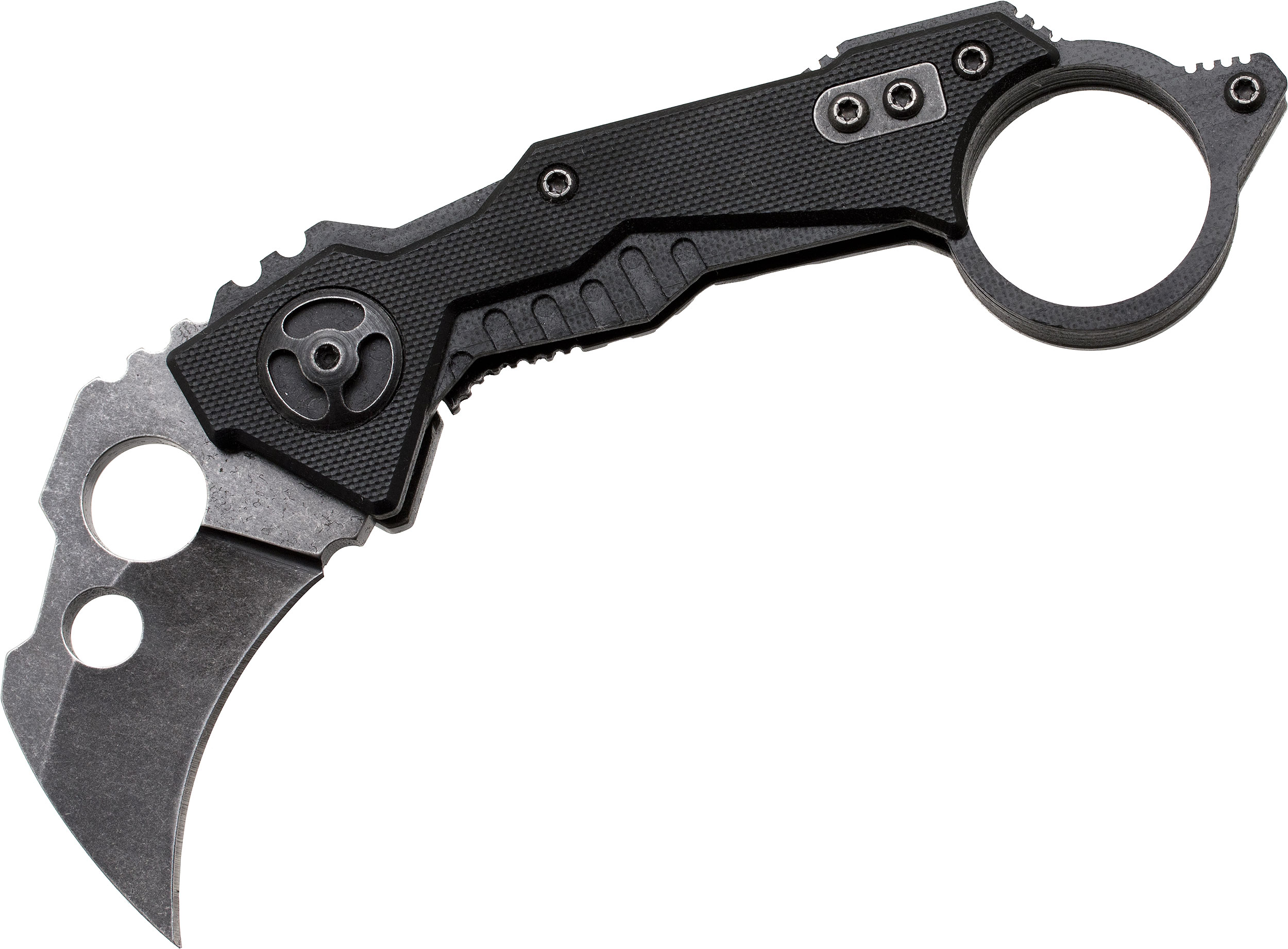 Quartermaster QTR-2FTT Texas Tea B.A. Baracas Karambit 2.25" Black ...