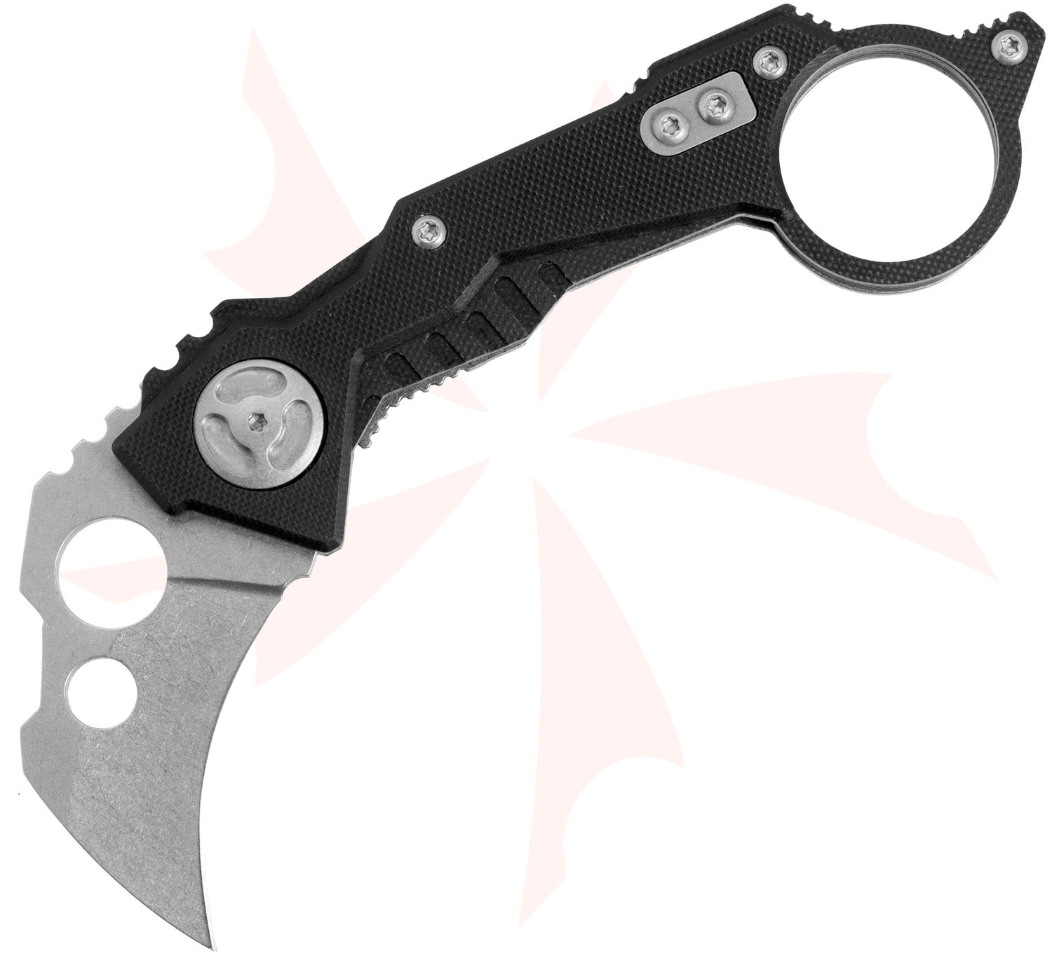 Quartermaster QTR-2F B.A. Baracas Karambit 2.25" Stonewash Hawkbill ...