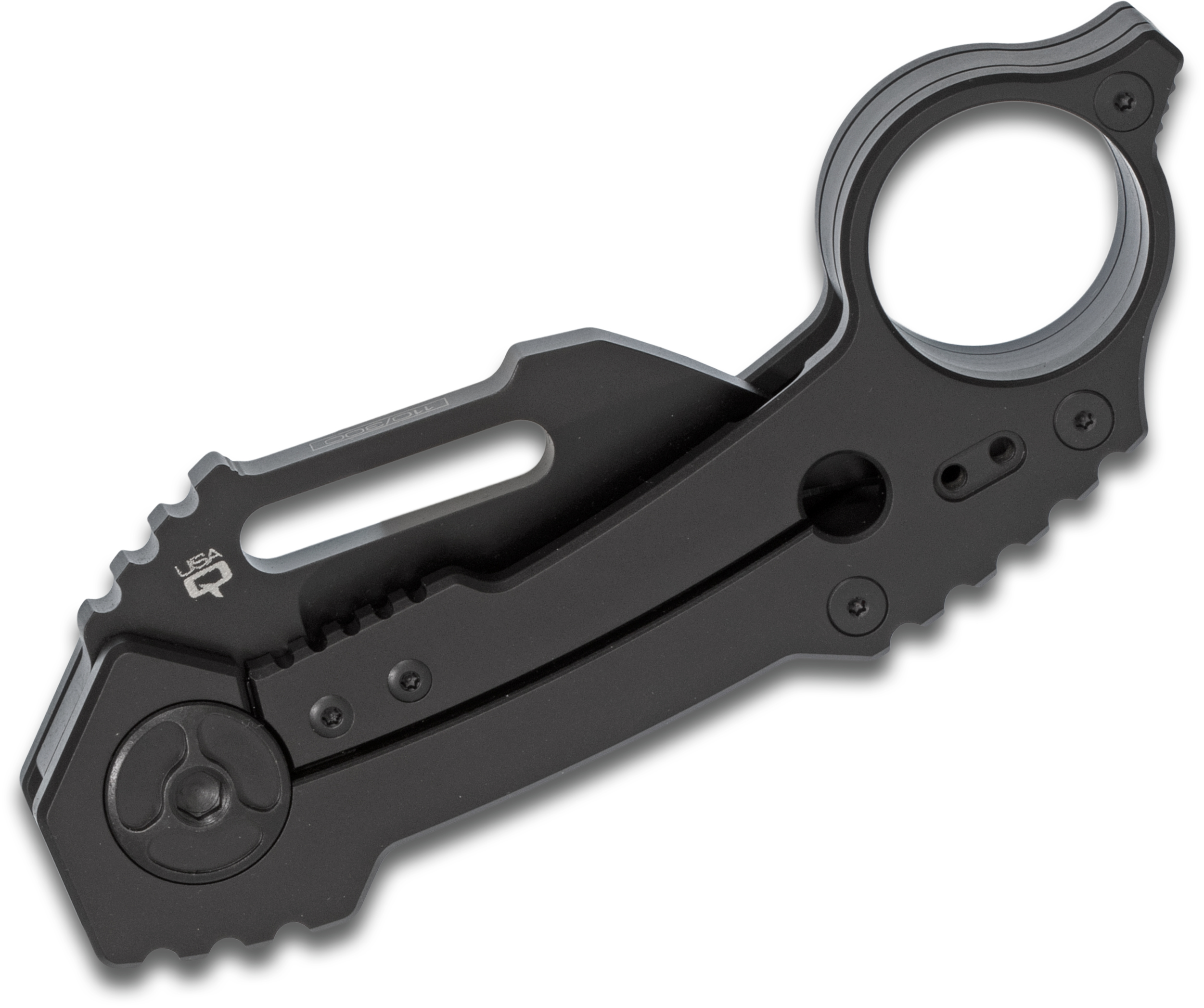 Quartermaster QTR-5zlt Theodore TC Calvin Folding Karambit 2" S35VN ...