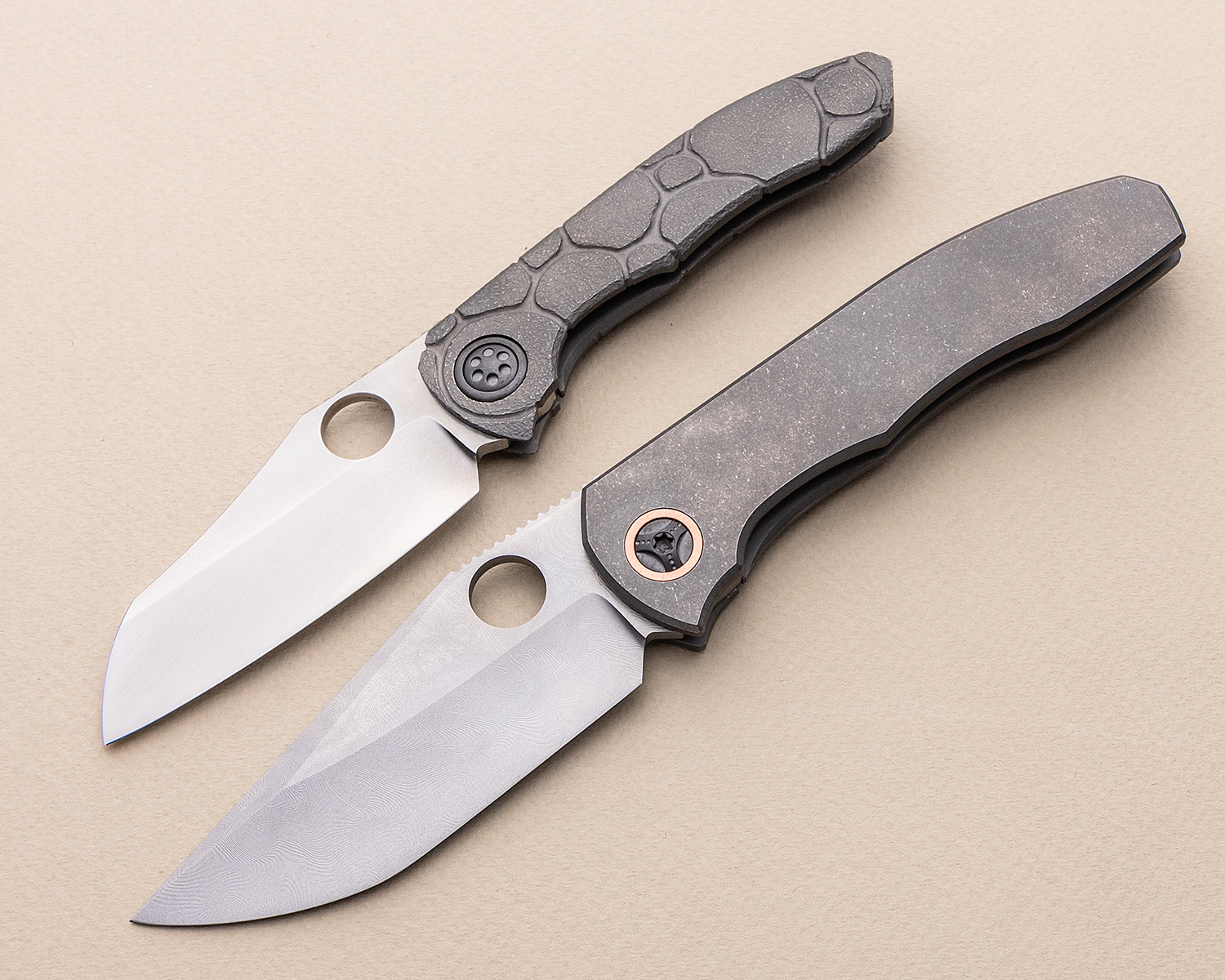Peter Rassenti Custom Nirvana 4.0 Integral Folding Knife 3.625 ...