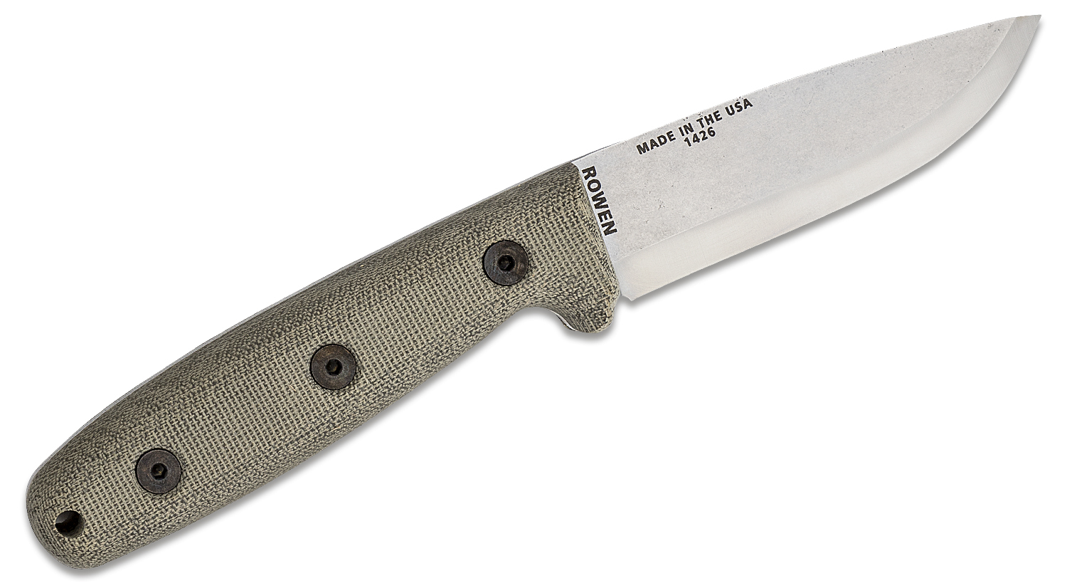 ESEE Knives ESEE-RB3 Camp-Lore Reuben Bolieu RB3 Fixed 3.5" 1095 ...