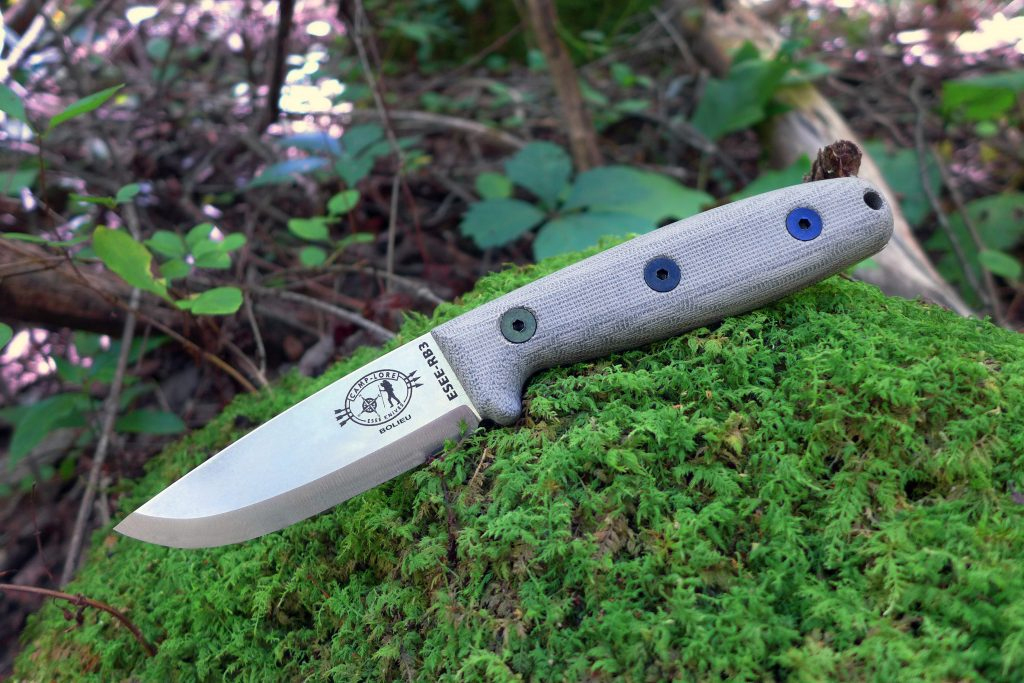 ESEE Knives ESEE-RB3 Camp-Lore Reuben Bolieu RB3 Fixed 3.5" 1095 ...
