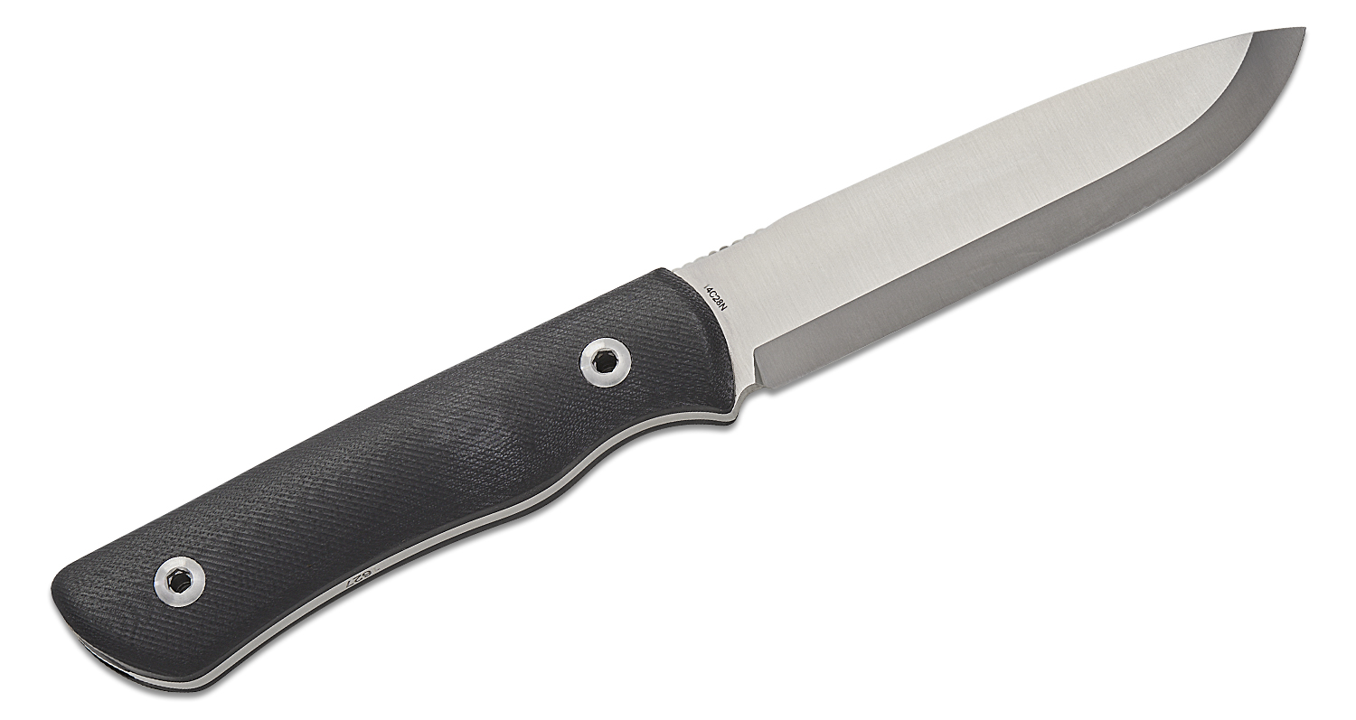 Real Steel Knives Bushcraft Plus II Scandi Fixed Blade Knife 4.57 ...