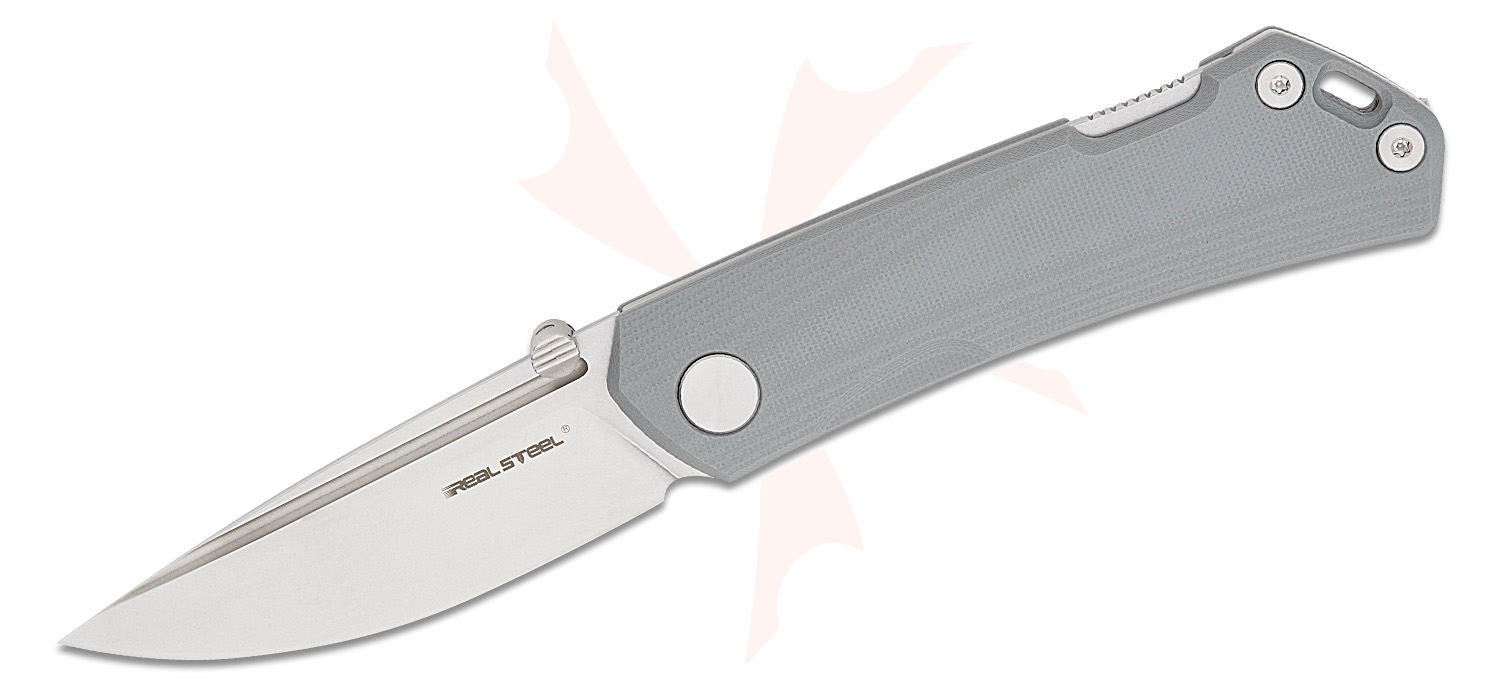 Real Steel Knives Luna Maius Eco Lockback Folding Knife 3.03" Satin ...