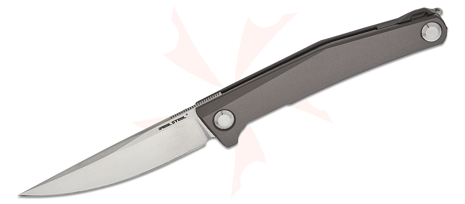 Real Steel Knives Poltergeist Works Teres Liner Lock Executive Flipper ...