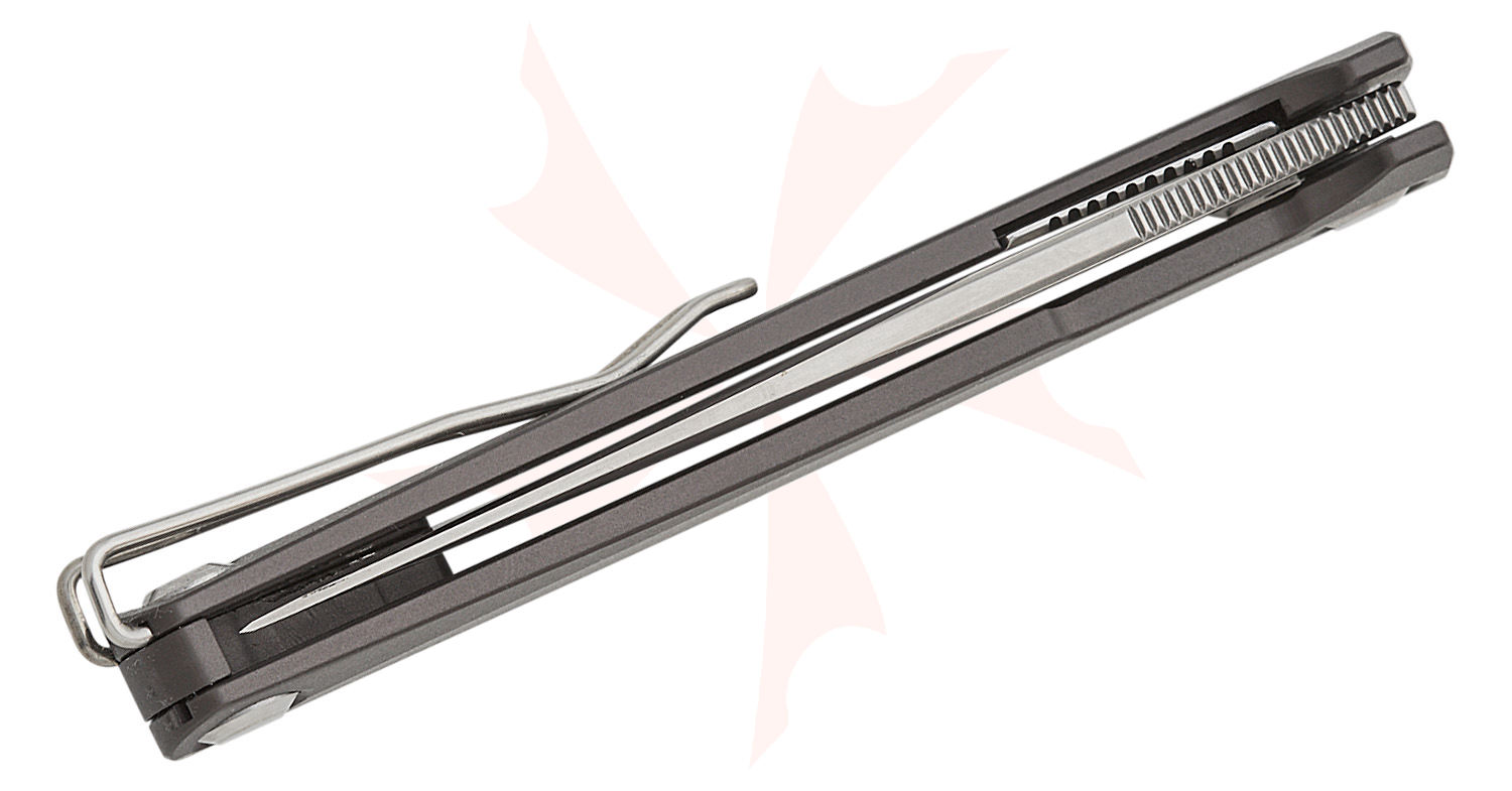 Real Steel Knives Poltergeist Works Teres Liner Lock Executive Flipper ...