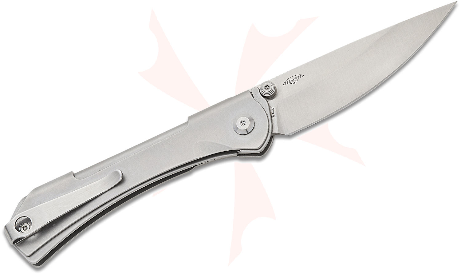 Real Steel Knives Sylph Liner Lock Folding Knife 3.15" Satin Drop Point ...