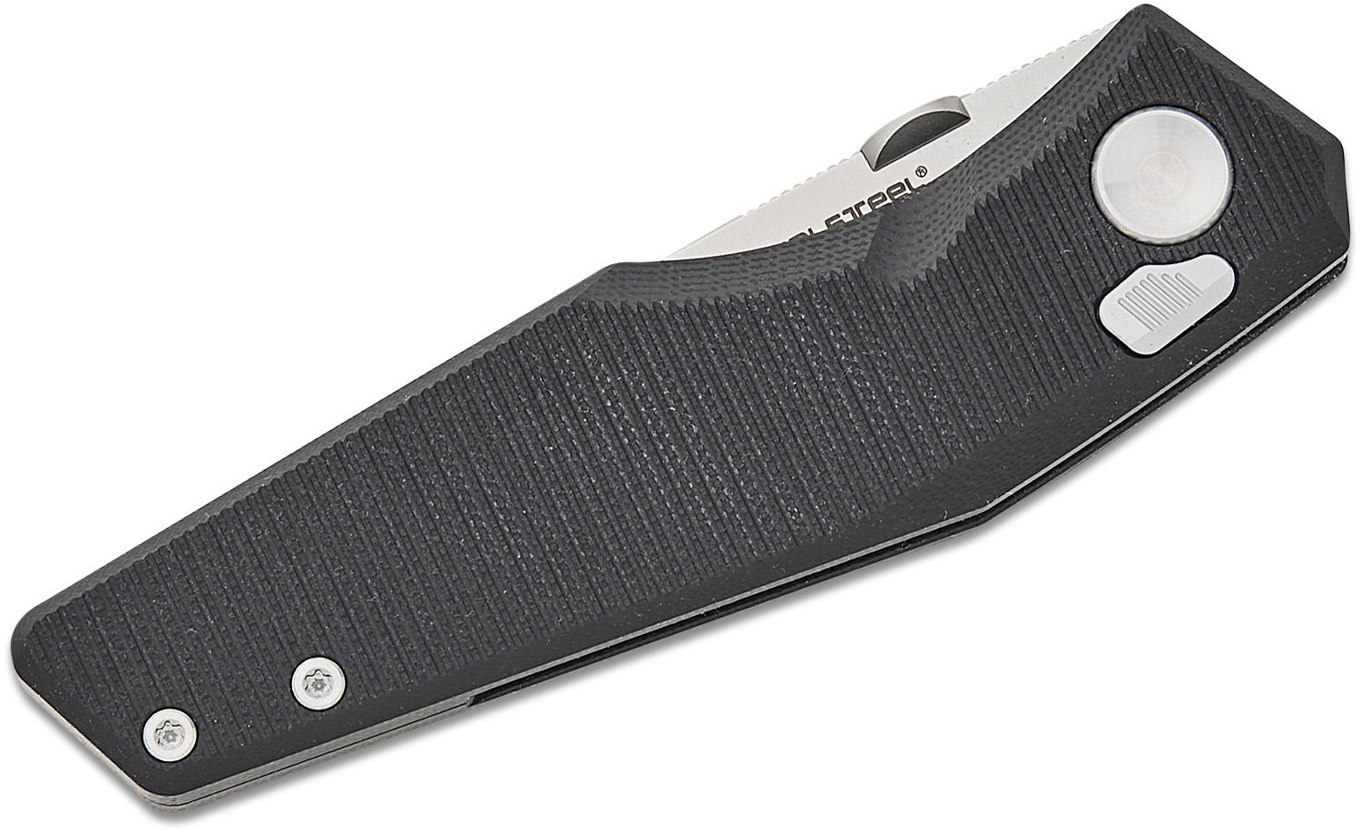 Real Steel Knives Poltergeist Works Spectrum Button Lock Folding Knife ...