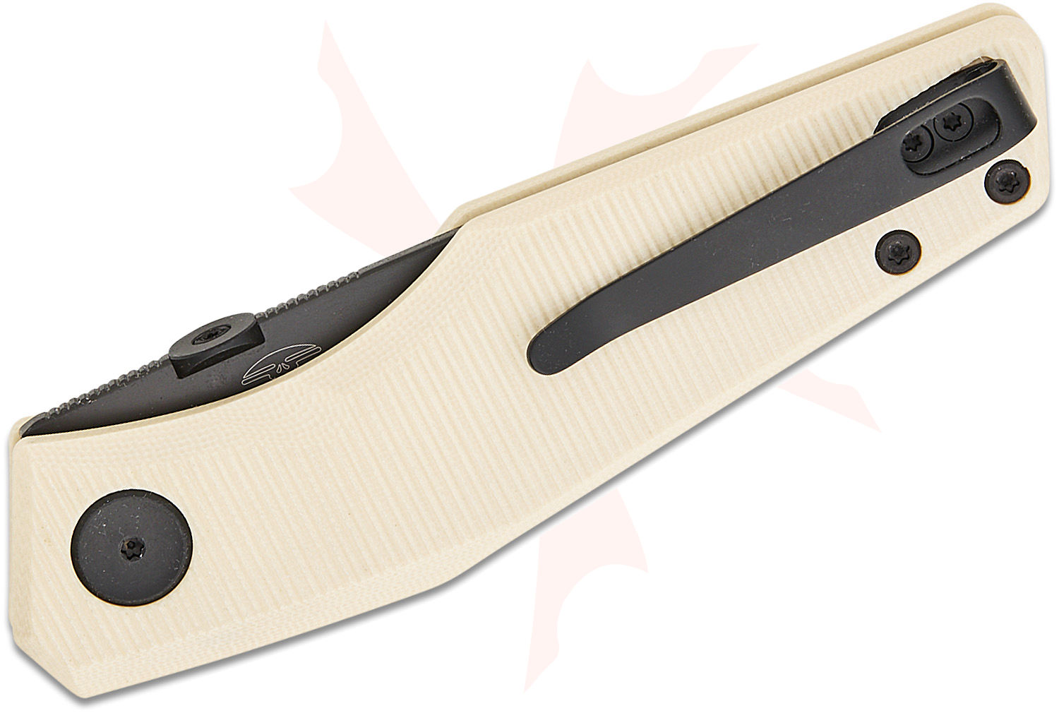 Real Steel Knives Poltergeist Works Spectrum Button Lock Folding Knife ...