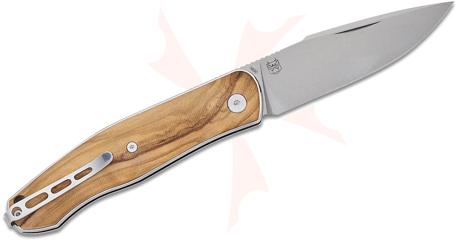 Real Steel Knives Serenity Slipjoint Folding Knife 3.375" N690 Satin ...