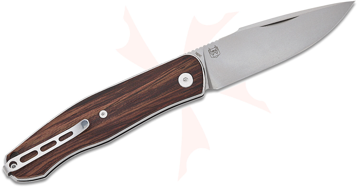 Real Steel Knives Serenity Slipjoint Folding Knife 3.375" N690 Bead ...