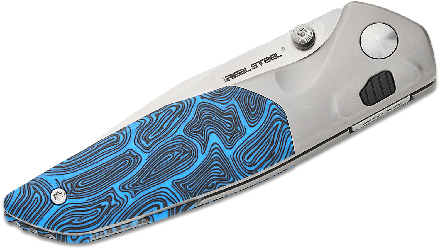 Real Steel Knives Austin Fox Hoeft Button Lock Folding Knife 3.27 ...