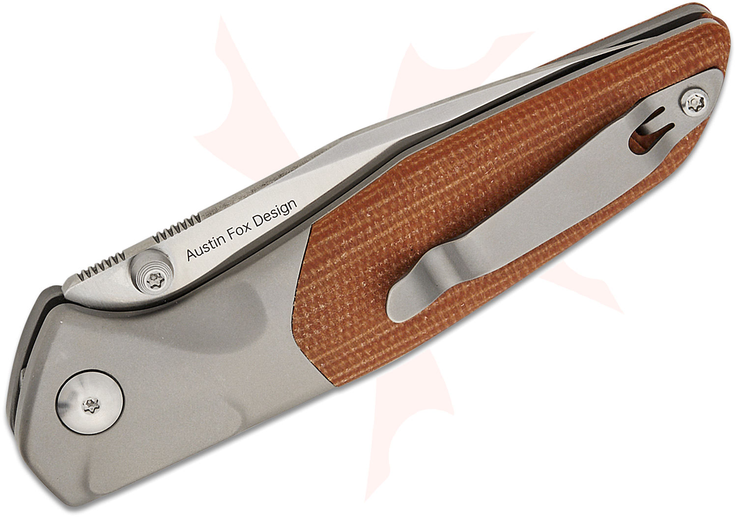 Real Steel Knives Austin Fox Hoeft Button Lock Folding Knife 3.27 ...