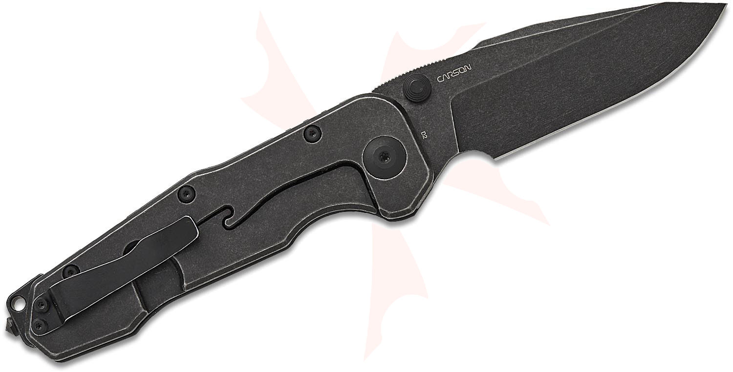 Real Steel Knives Carson Huang Evolution Ironclad Button Frame Lock ...