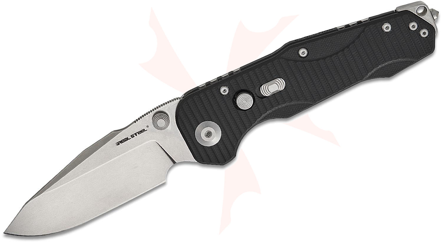 Real Steel Knives Carson Huang Evolution Ironclad Button Frame Lock ...