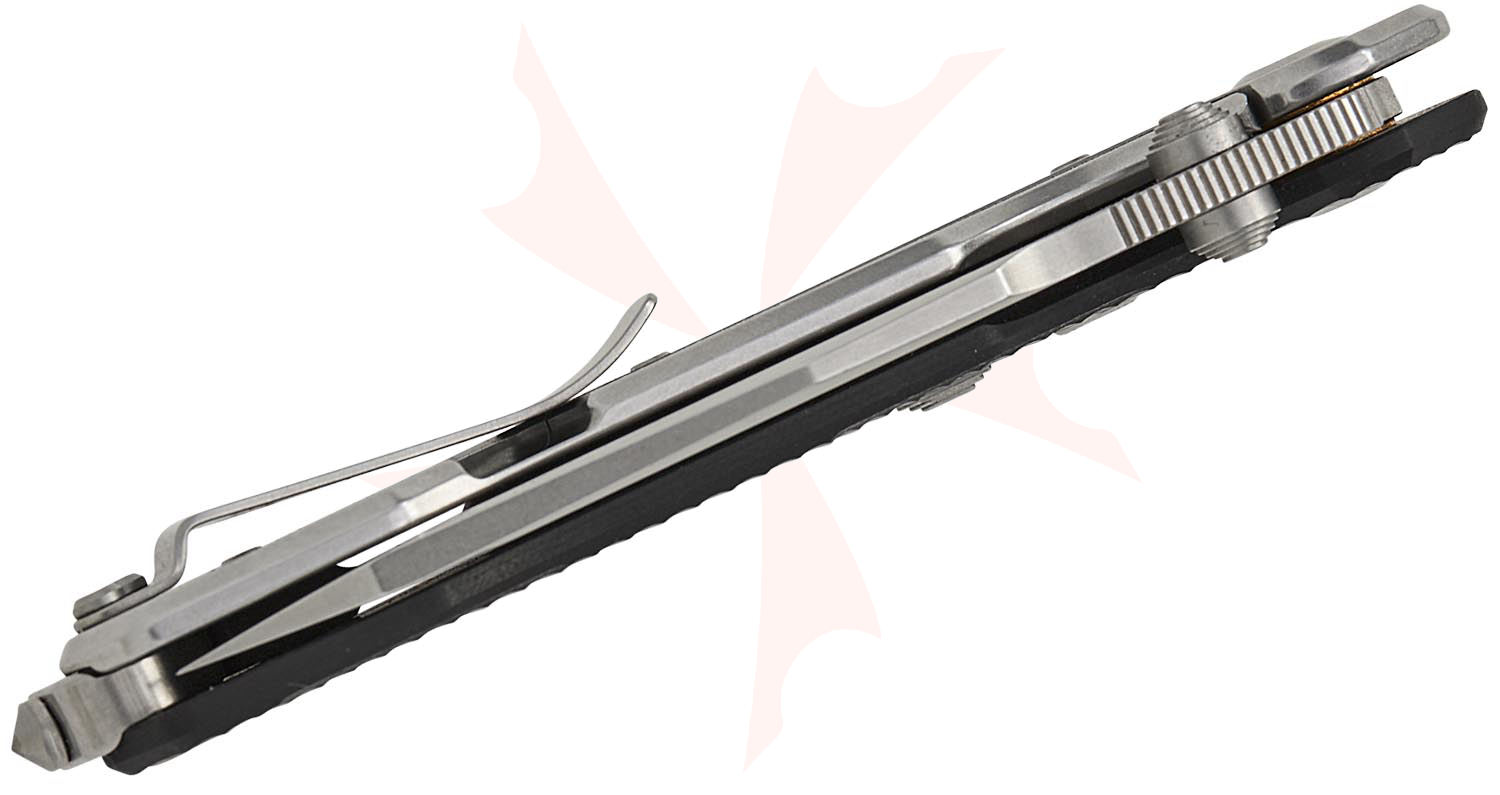 Real Steel Knives Carson Huang Evolution Ironclad Button Frame Lock ...