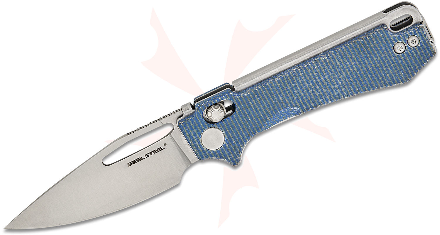 Real Steel Knives Poltergeist Works Vis Crossbar Lock Folding Knife 2. ...