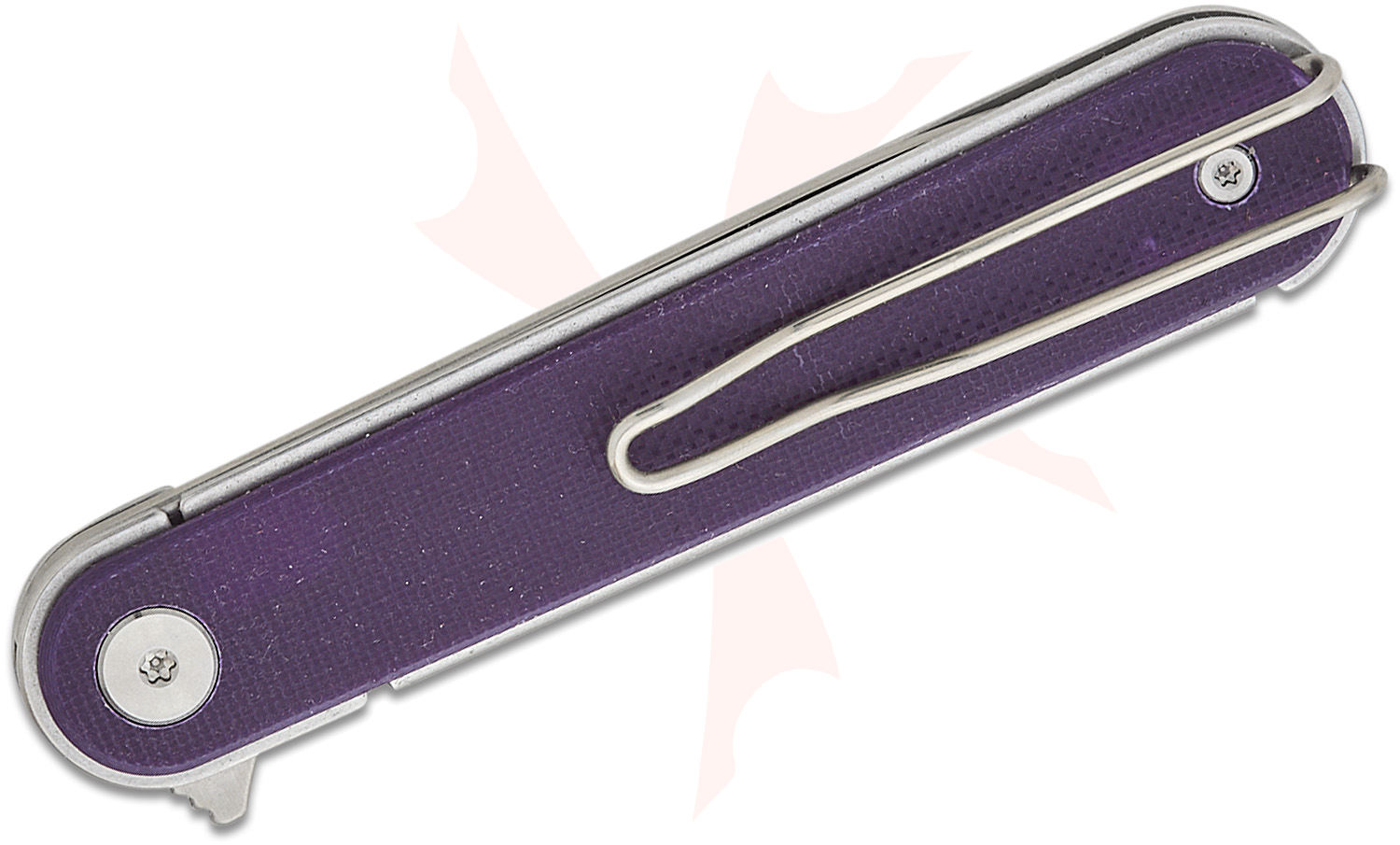 Real Steel Knives IRIS Liner Lock Flipper Knife 2.95" 12C27 Satin Drop ...