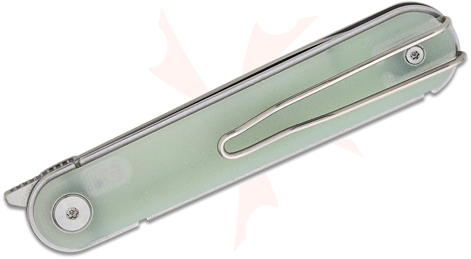 Real Steel Knives IRIS Liner Lock Front Flipper Knife 2.95" 12C27 Satin ...