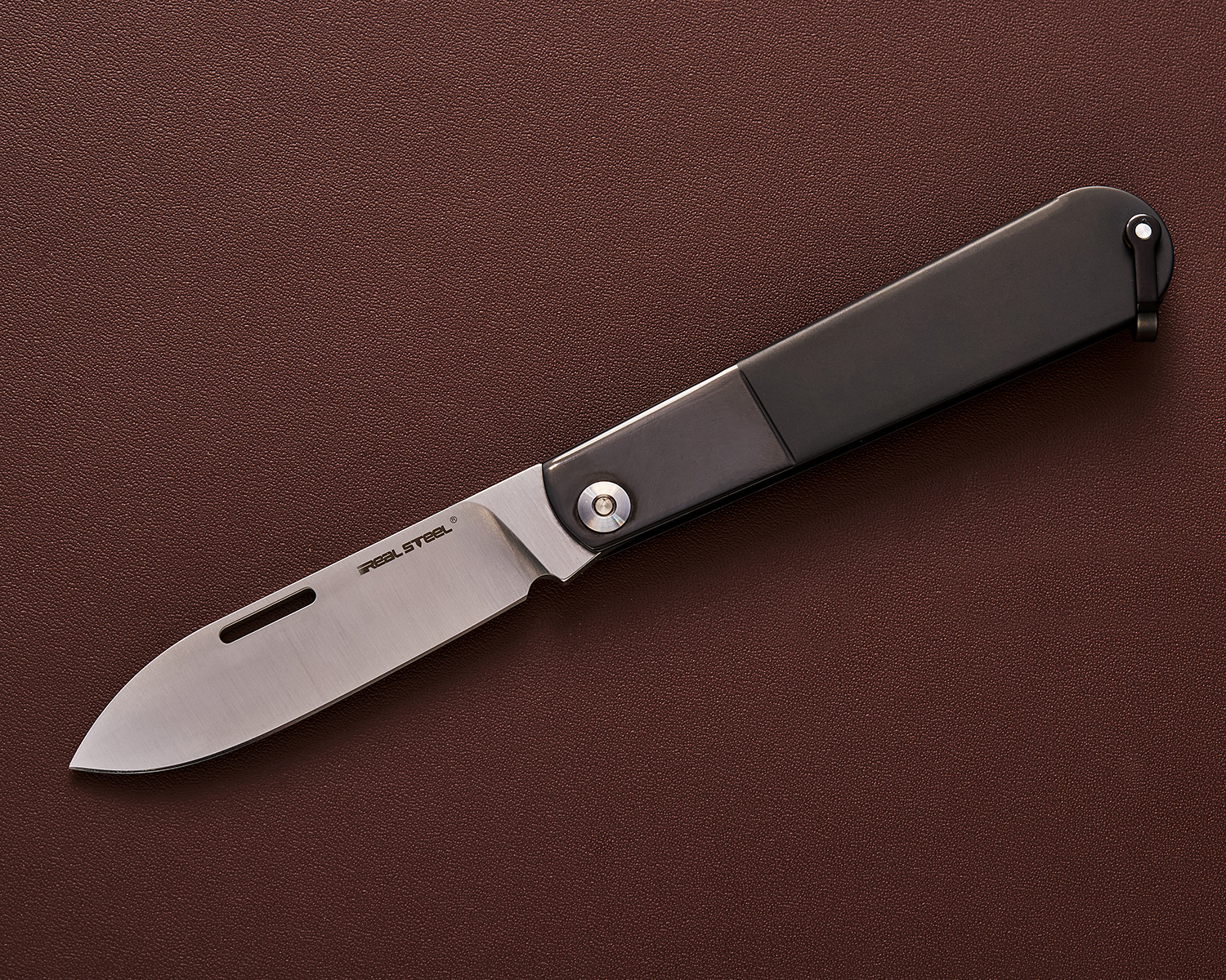 Real Steel Knives Real Barlow RB-3 Slipjoint Folding Knife 2.83" 12C27 ...