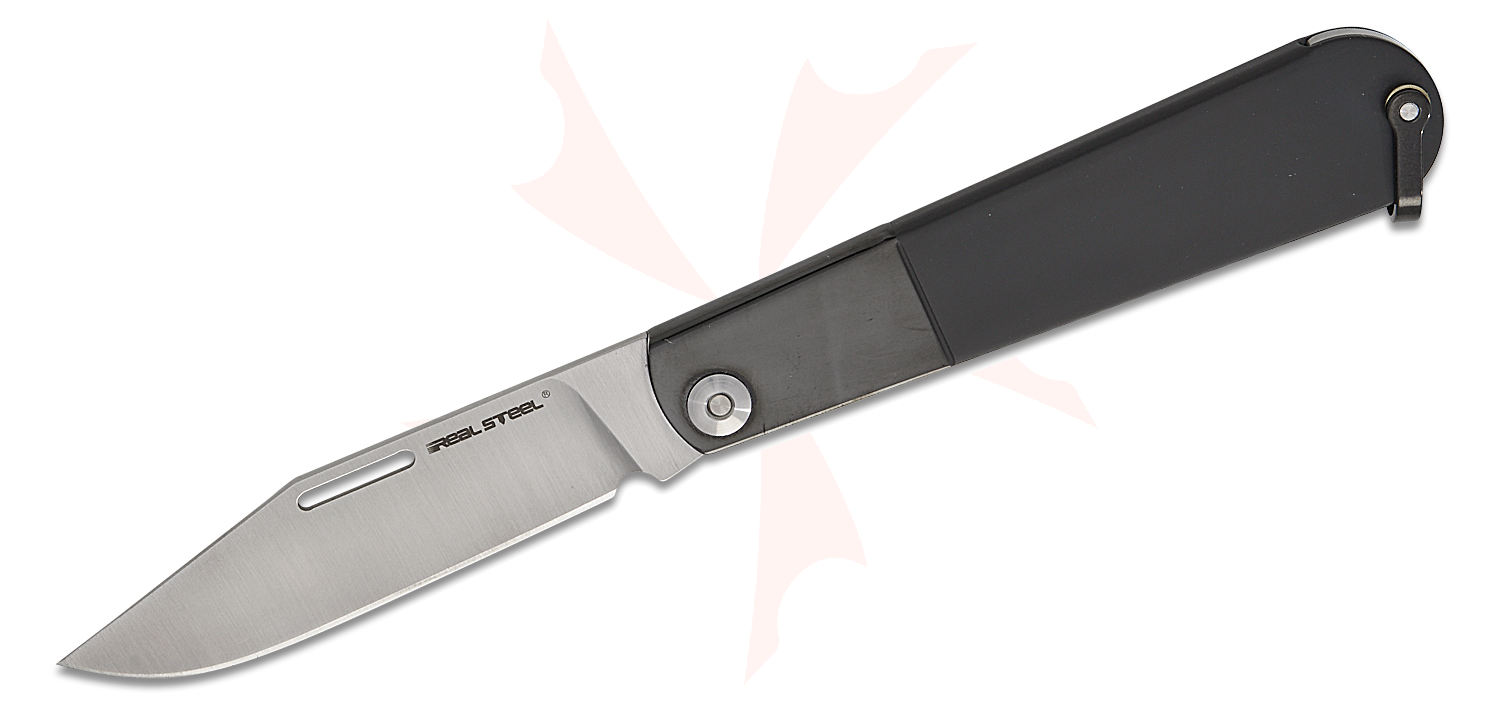 Real Steel Knives Real Barlow RB-3 Slipjoint Folding Knife 2.83" 12C27 ...