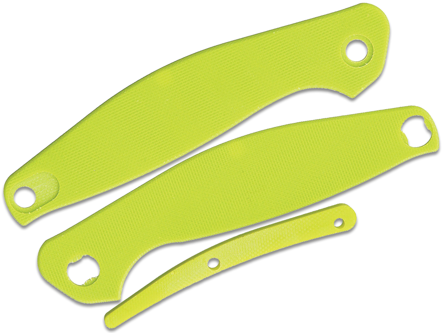 Real Steel Knives E771 Neon Green G10 Handle Set - KnifeCenter - 1124NG