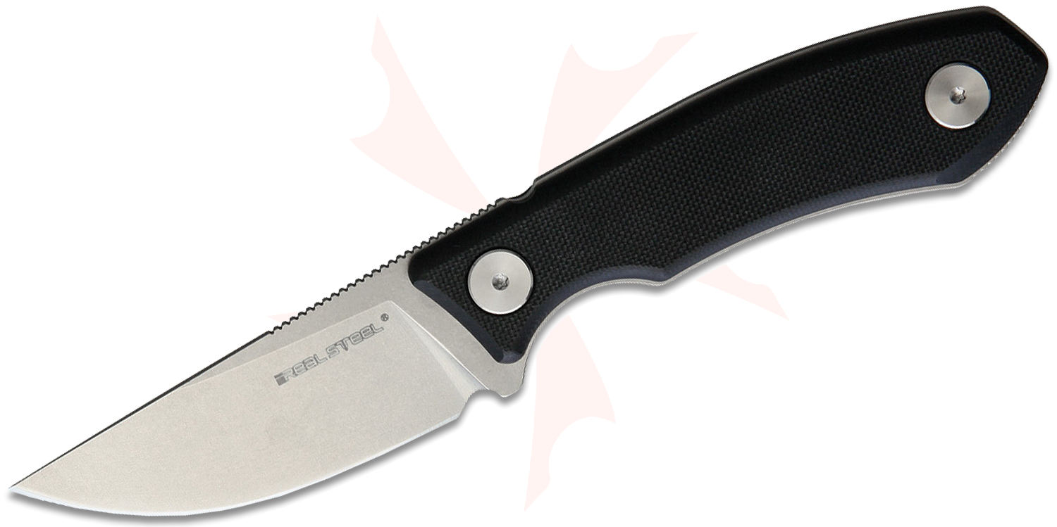 Real Steel Knives Receptor Neck Knife 2.76" Stonewashed 9Cr18MoV ...
