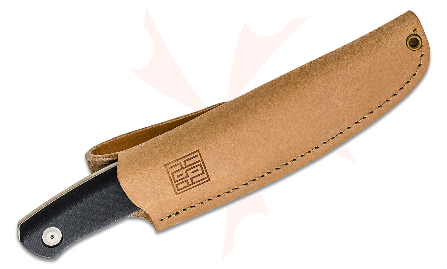 Real Steel Knives Arbiter Fixed Blade Knife 4.5" M390 Satin Drop Point ...