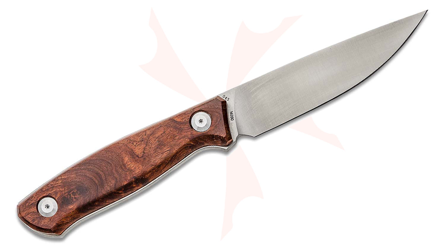 Real Steel Knives Arbiter Fixed Blade Knife 4.5" M390 Satin Drop Point ...