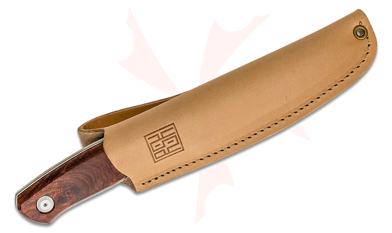 Real Steel Knives Arbiter Fixed Blade Knife 4.5" M390 Satin Drop Point ...