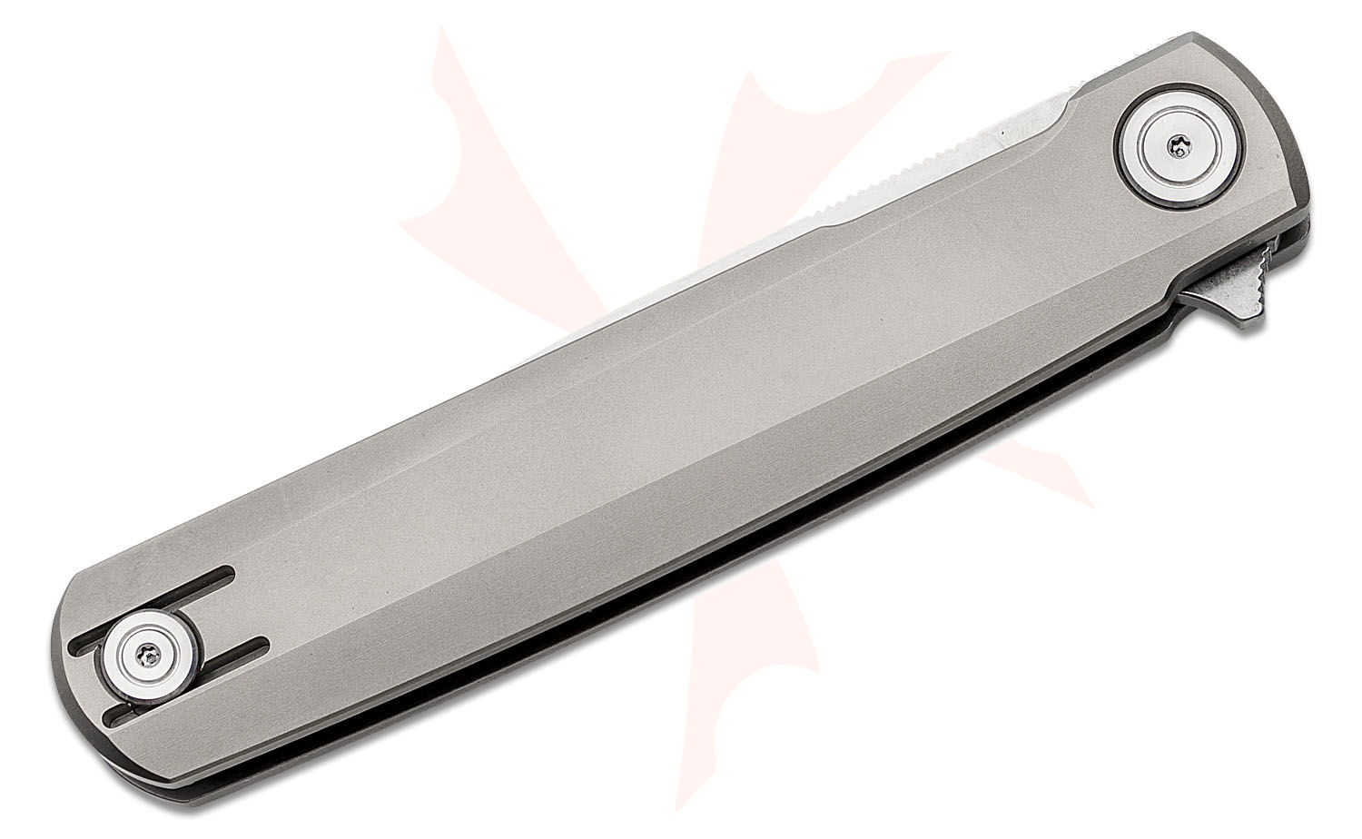 Real Steel Knives G-Frame Flipper Knife 3.46" N690 Satin Blade, Bead ...