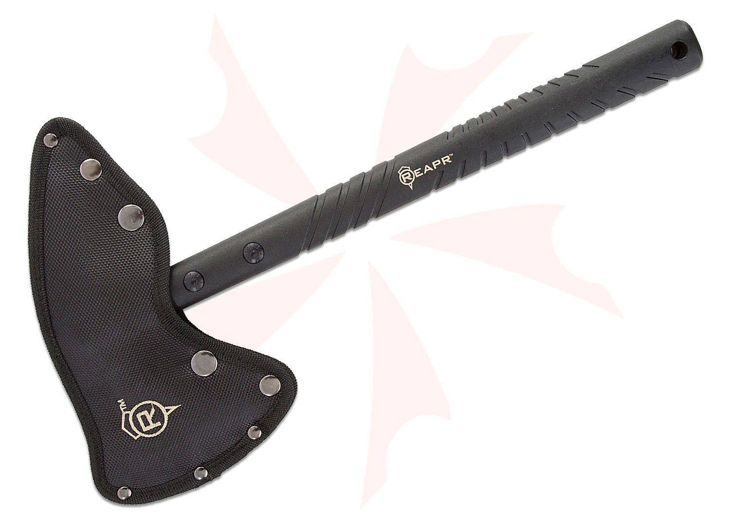 Reapr 11000 TAC Hawk Axe 15.75" Overall, Black Tomahawk Blade with ...