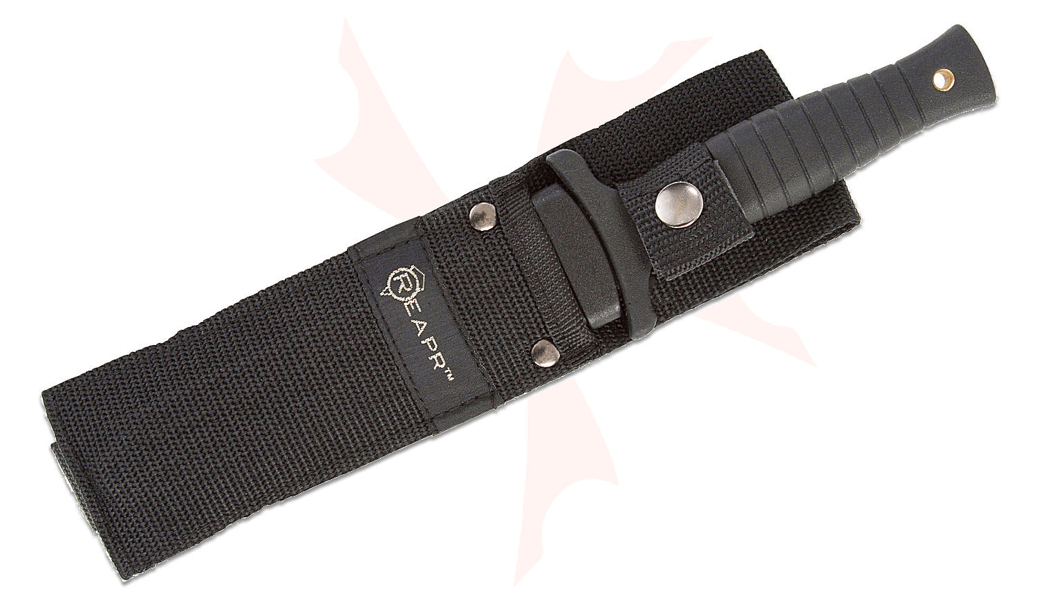 Reapr 11002 TAC Boot Knife Fixed 4.75" Black Double Edge Blade, FRN ...