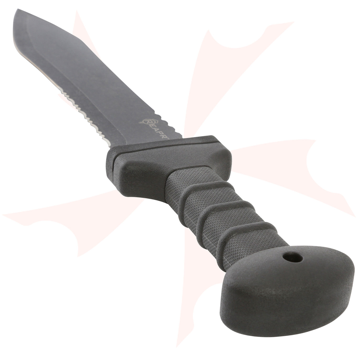 Reapr 11019 Legion Sword 13" Black Stonewashed Combo Blade, FRN Handle ...