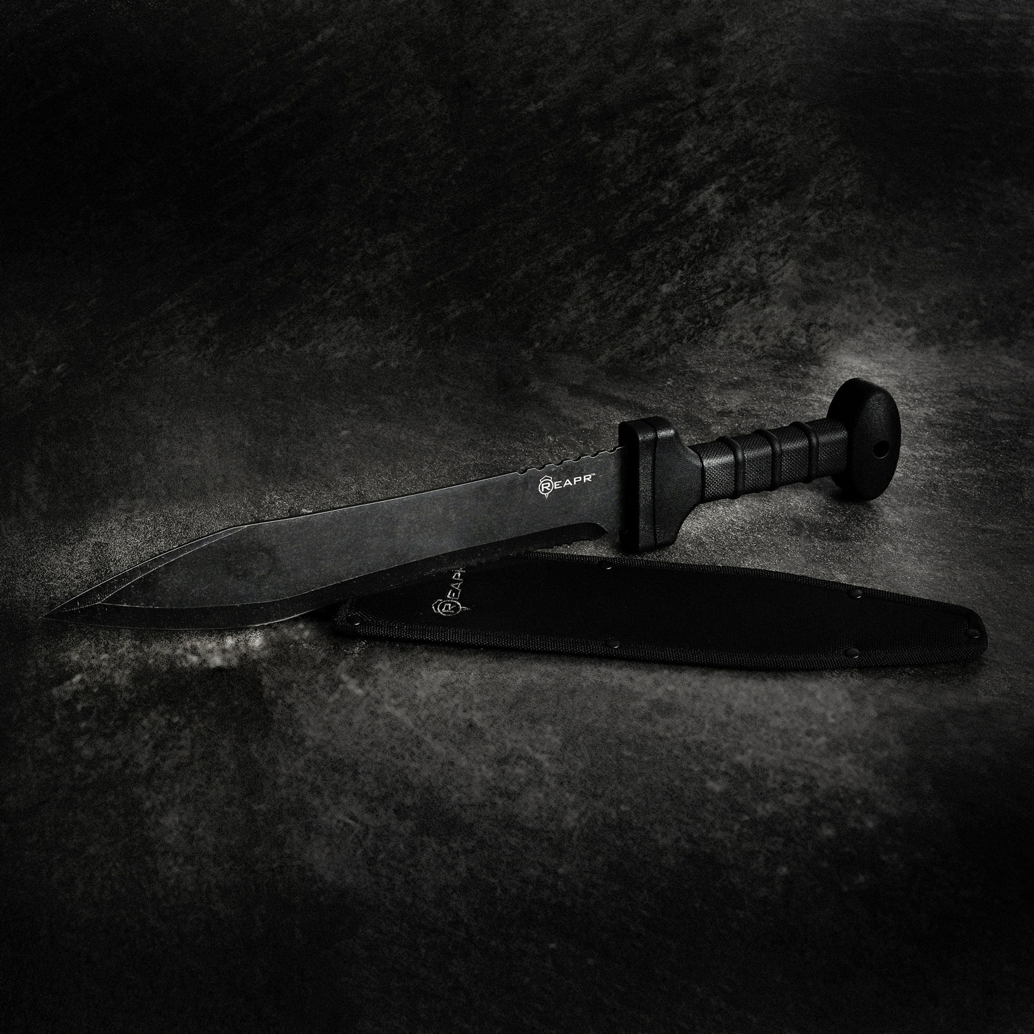 Reapr 11019 Legion Sword 13" Black Stonewashed Combo Blade, FRN Handle ...