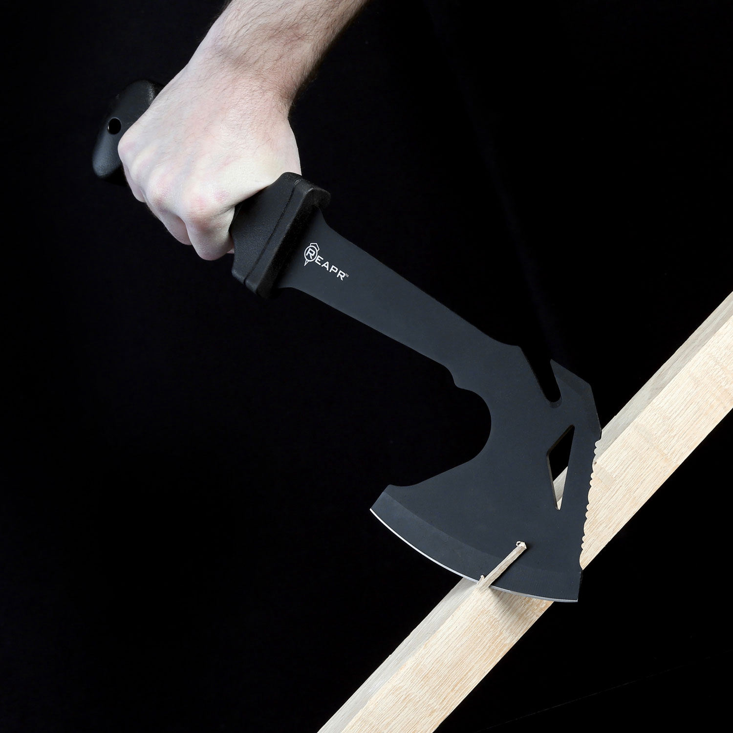 Reapr 11020 Meridius Battle Axe 18.25" Overall, Black Axe Blade with ...