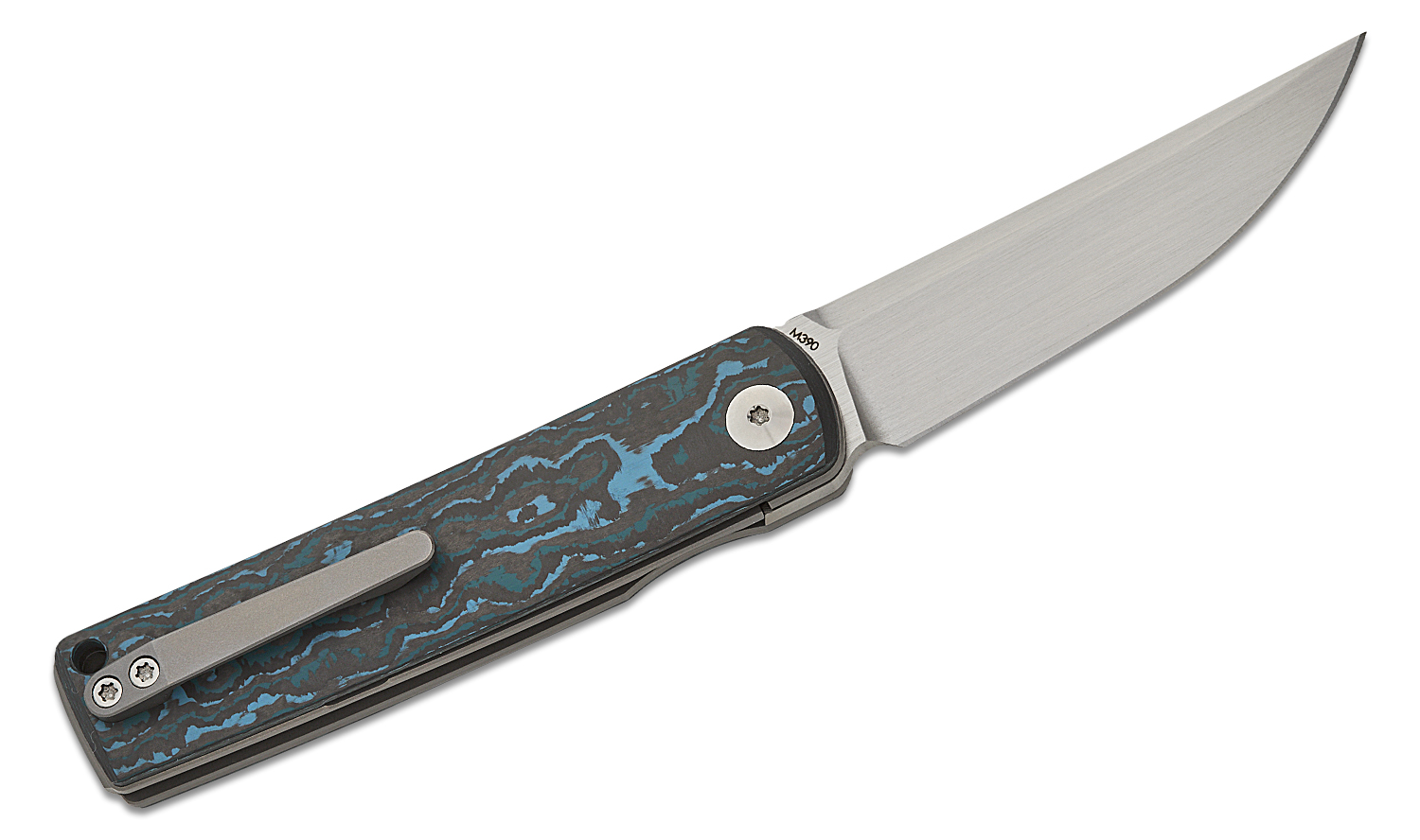 Reate Knives Bushido Liner Lock Front Flipper Knife 3" M390 Hand Satin ...