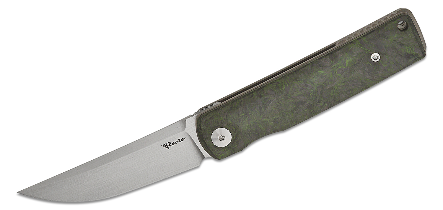 Reate Knives Bushido Liner Lock Front Flipper Knife 2.76" M390 Hand ...