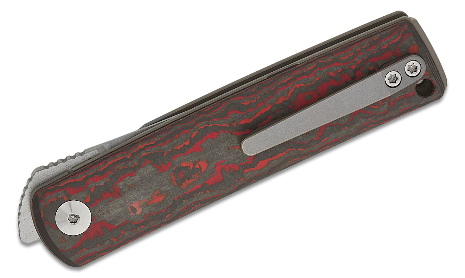 Reate Knives Bushido Liner Lock Front Flipper Knife 3" M390 Hand Satin ...