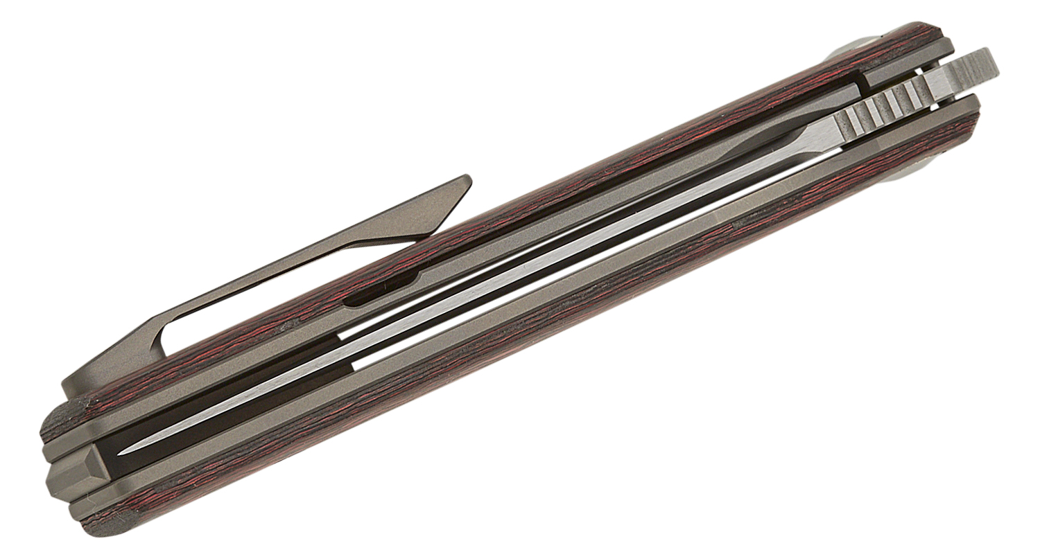 Reate Knives Bushido Liner Lock Front Flipper Knife 3" M390 Hand Satin ...