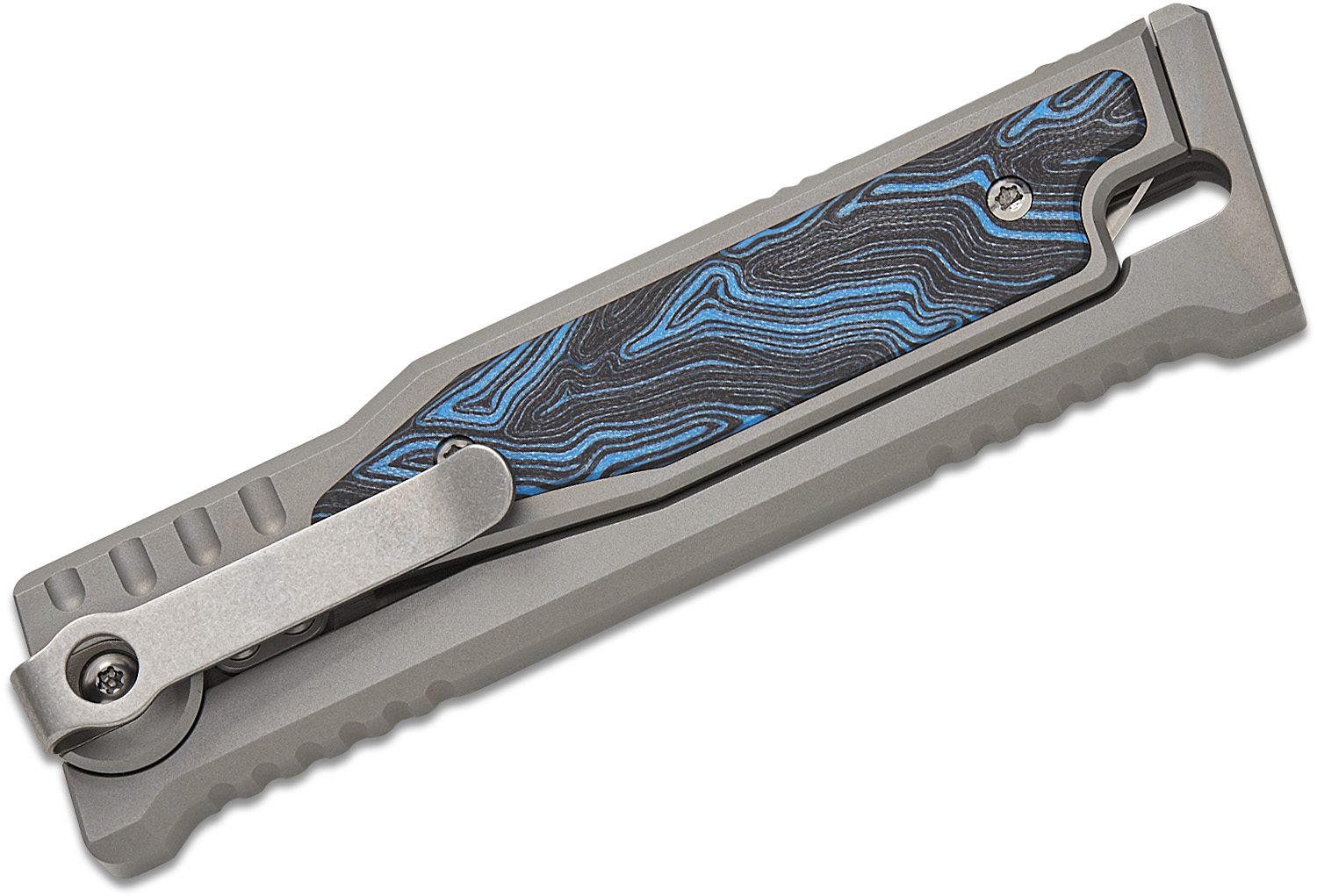 Reate Knives EXO-M Gravity Knife 3.23" Elmax Satin Drop Point Blade ...