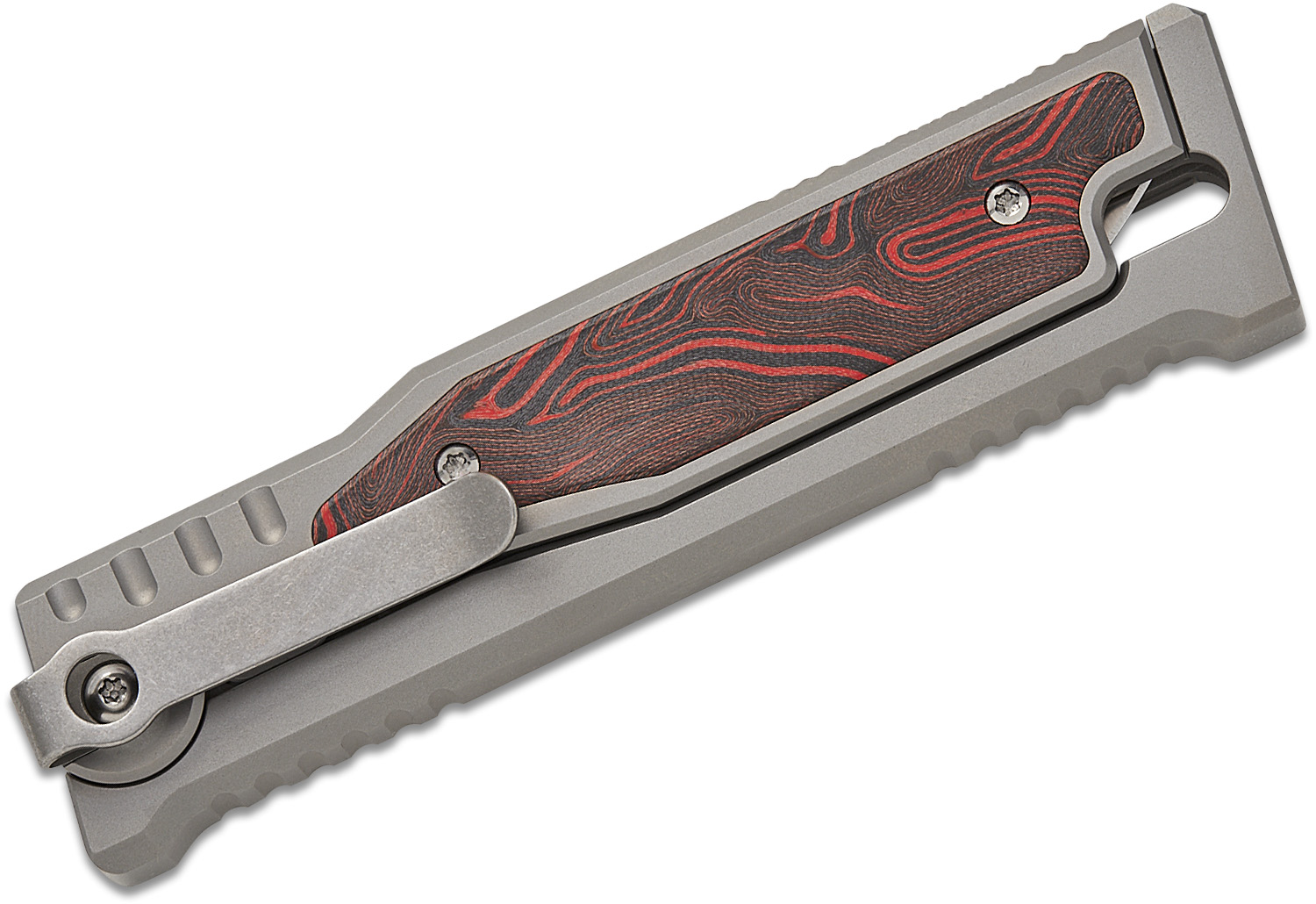 Reate Knives EXO-M Gravity Folding Knife 3.23" Elmax Satin Drop Point ...
