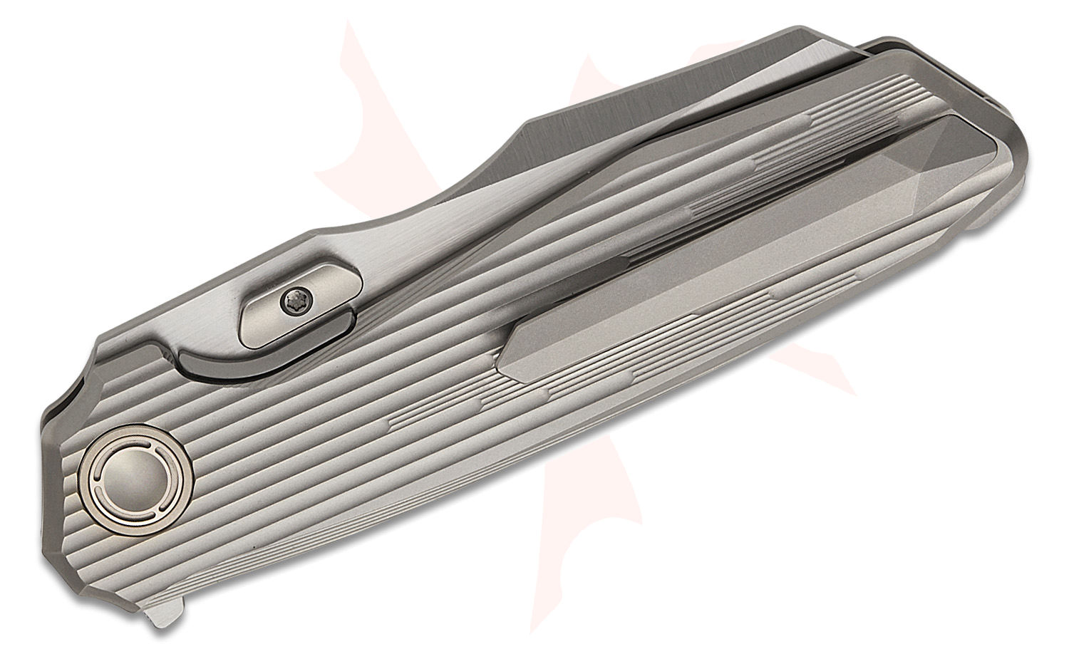 Reate Knives Mantis Inset Liner Lock Flipper Knife 3.6" Elmax Belt ...