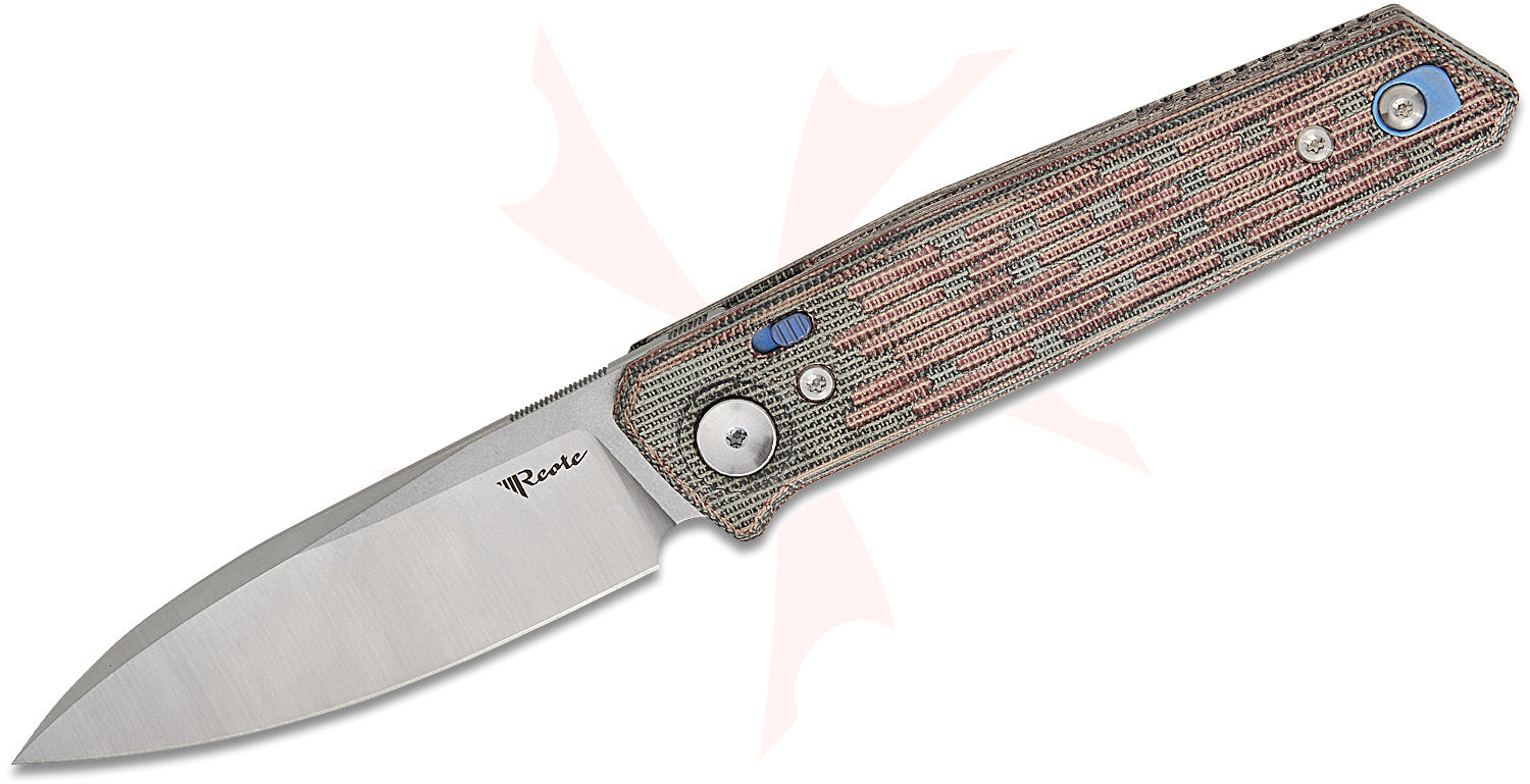 Reate Knives PL-6 Pivot Lock Front Flipper Knife 3.5" Nitro-V Belt ...